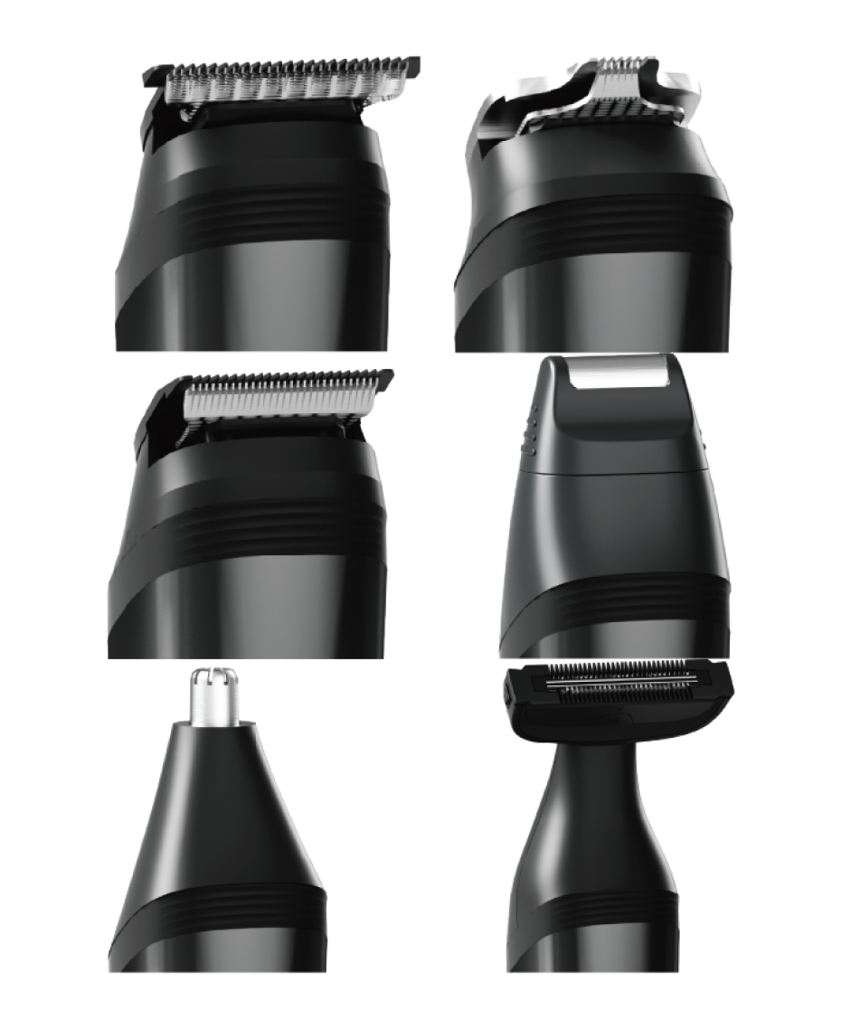 TRANSFORM-U | Stainless Steel sUper-close+ Trimmer - Black | Shaver Shop