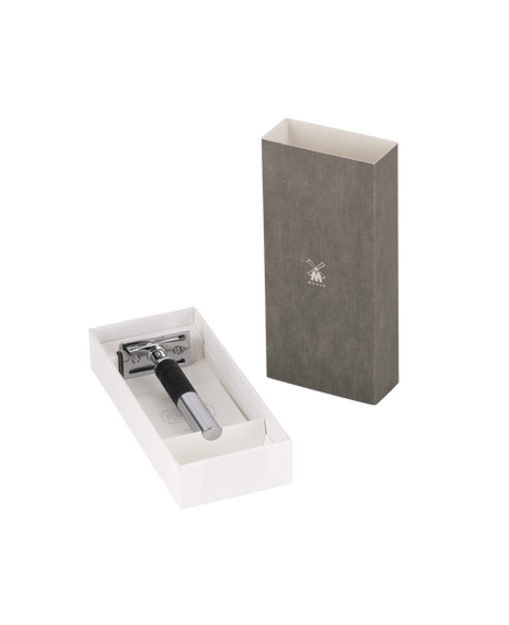 Muhle | NEO Closed Comb Safety Razor - Black | Shaver Shop