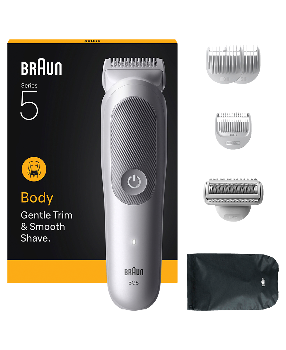Braun | Series 5 Waterproof Body Groomer with 6 Grooming Tools ...