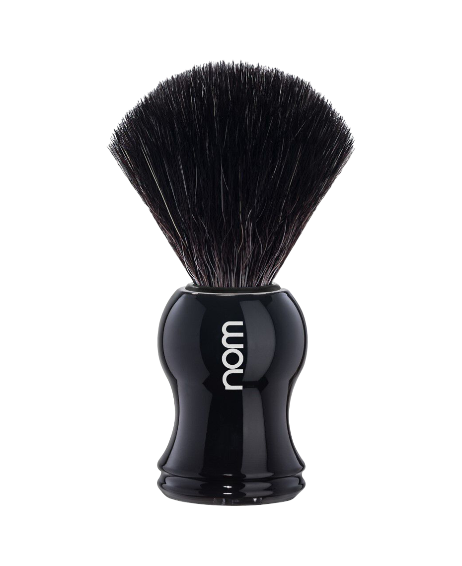 Muhle | NOM GUSTAV Black Fibre Shaving Brush - Black | Shaver Shop