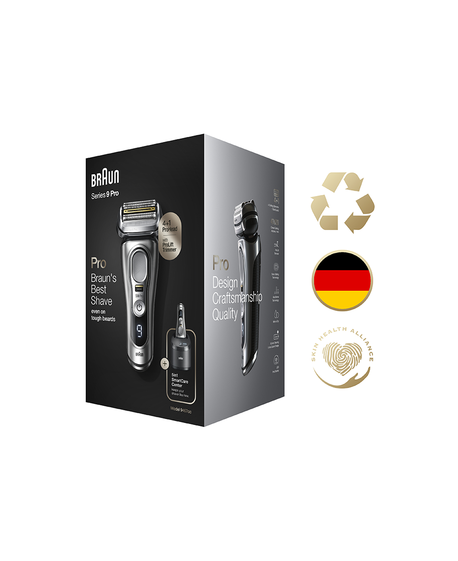 Braun | Series 9 Pro Wet & Dry Electric Shaver with SmartCare Centre ...