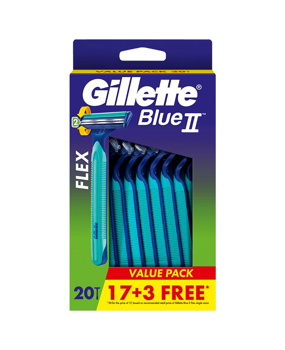 Gillette | Blue II Razor 20 Pack | Shaver Shop