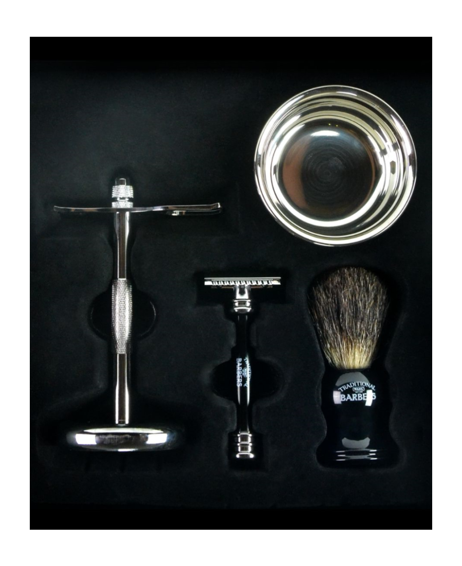 Wahl Traditional Barbers | 4 Piece Classic Shave Set | Shaver Shop