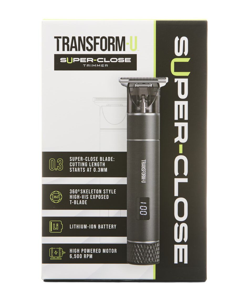 TRANSFORM-U | sUper-close Trimmer | Shaver Shop
