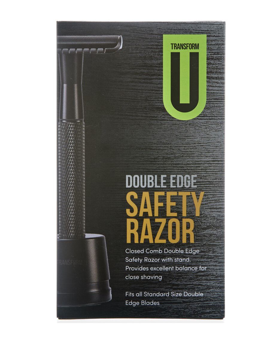 TRANSFORM-U | Double Edge Safety Razor with Stand | Shaver Shop