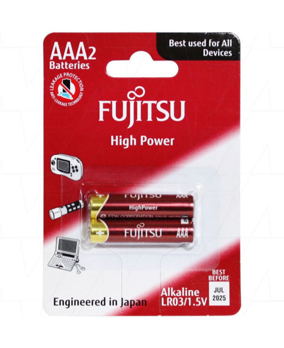 Fujitsu | AAA Batteries 2 Pack | Shaver Shop