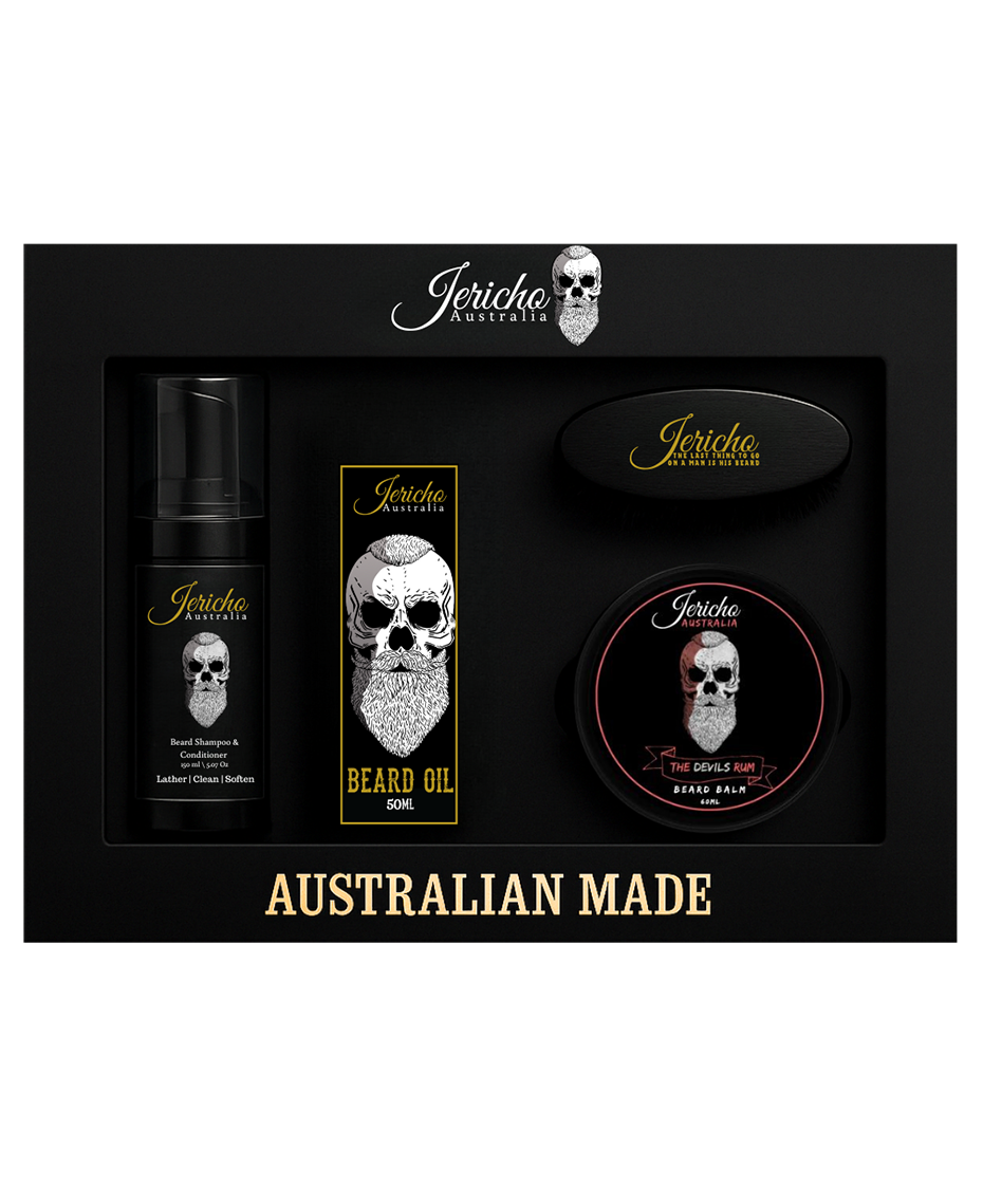 Jericho | The Essentials Beard Pack - The Devils Rum | Shaver Shop