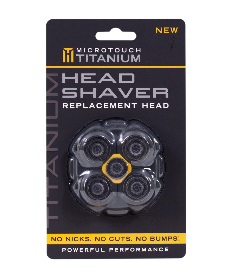 As Seen On TV | MicroTouch Titanium Head Shaver Replacement Head ...