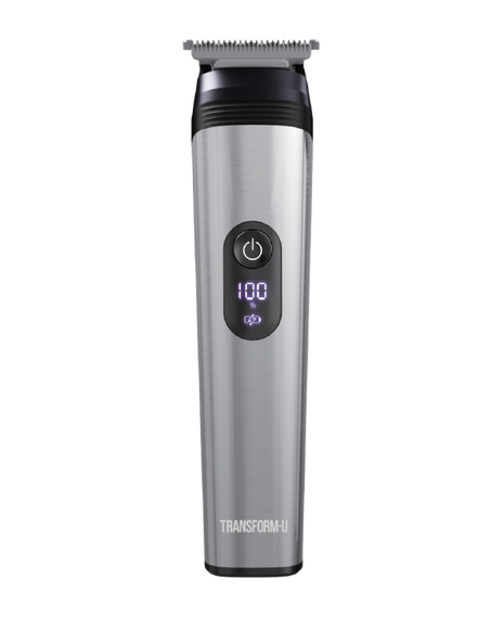 TRANSFORM-U | Stainless Steel sUper-close+ Trimmer - Silver | Shaver Shop