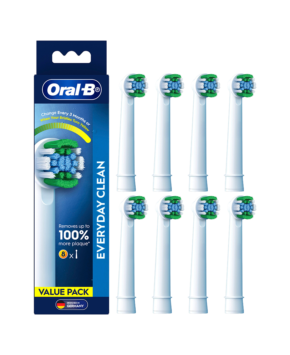 Oral-B | Everyday Clean Brush Head Refills 8 Pack | Shaver Shop