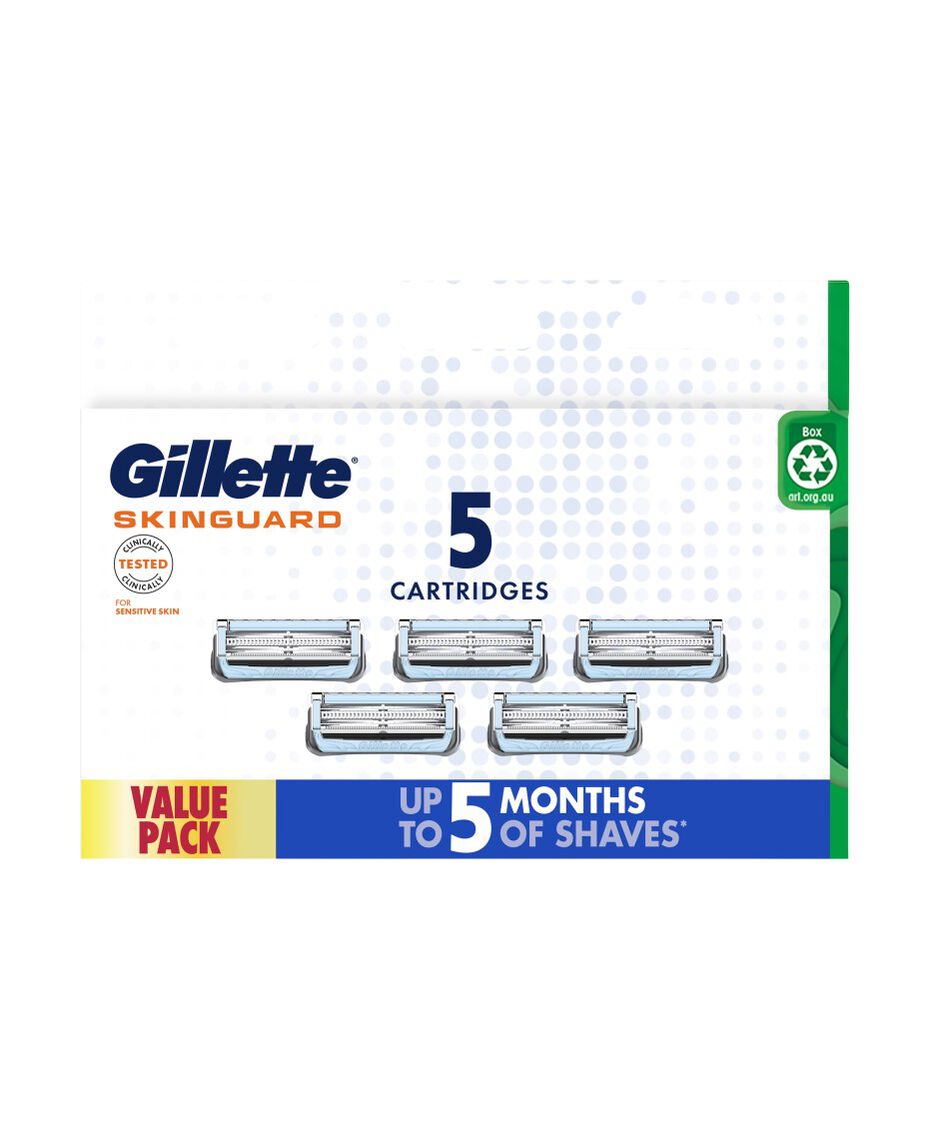 Gillette | Skinguard Razor Blades Refill 5 Pack | Shaver Shop