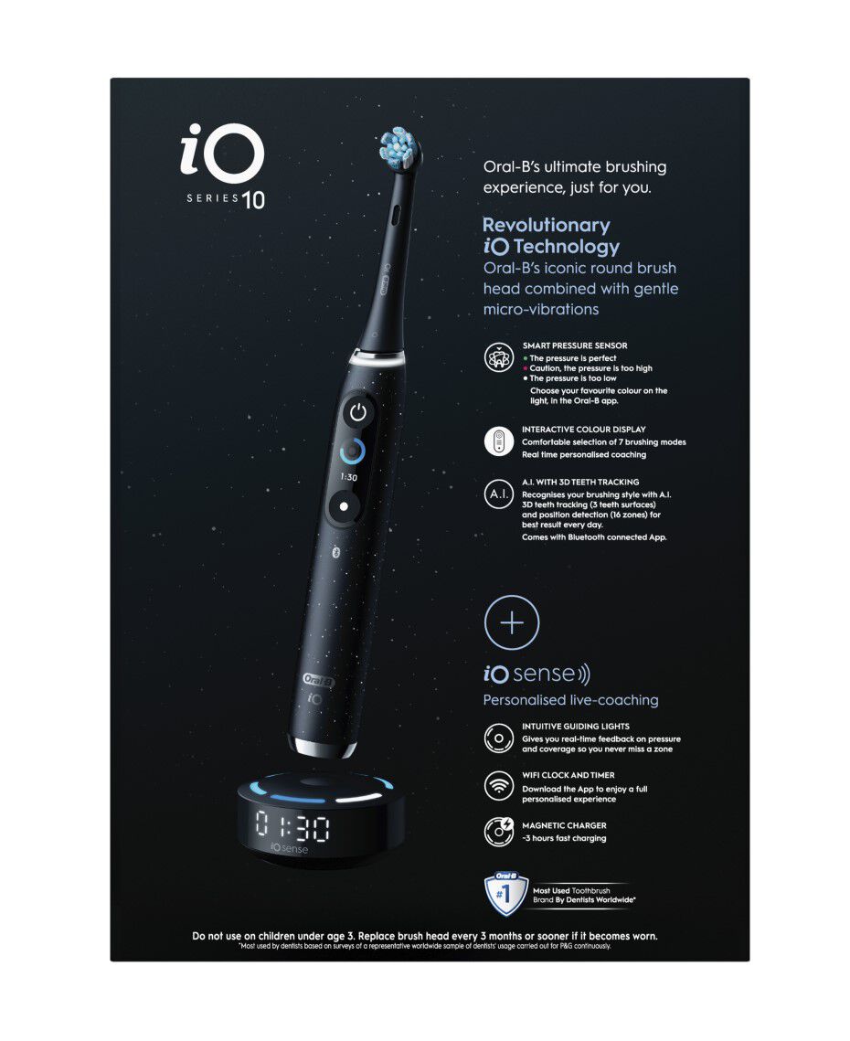 Oral-B | iO10 Electric Toothbrush with Travel Case | Shaver Shop