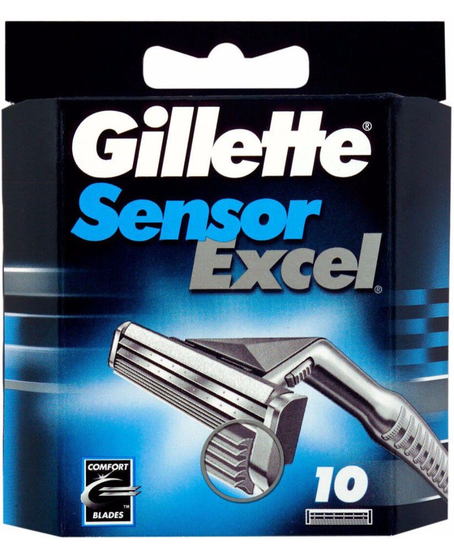 Gillette | Sensor Excel Blades Refill 10 Pack | Shaver Shop