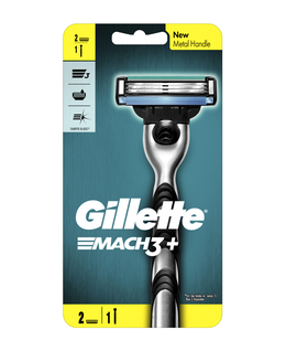 Gillette | Mach3+ Blades Refill 4 Pack | Shaver Shop
