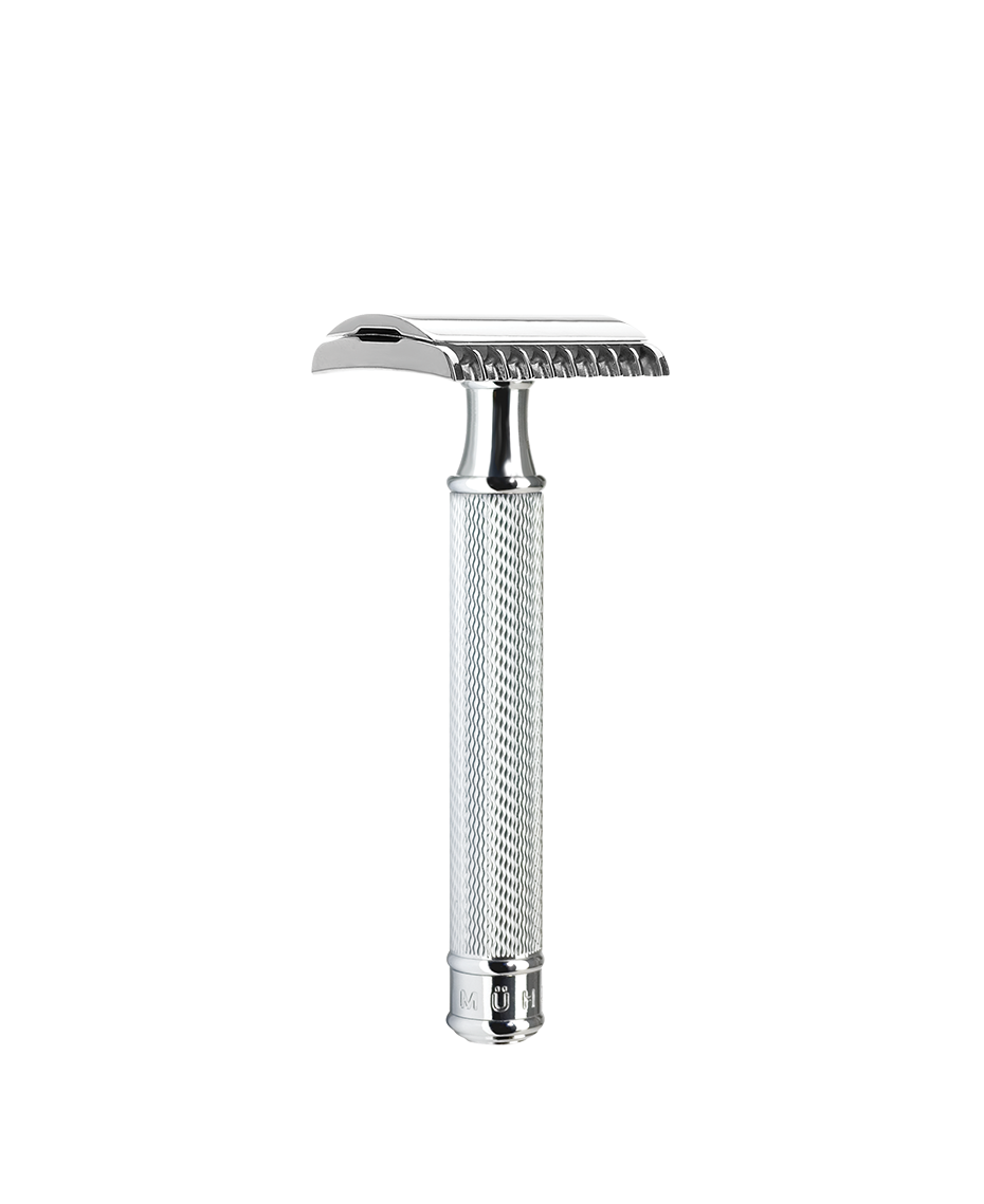 Muhle | TRADITIONAL Open Comb Safety Razor - Chrome | Shaver Shop