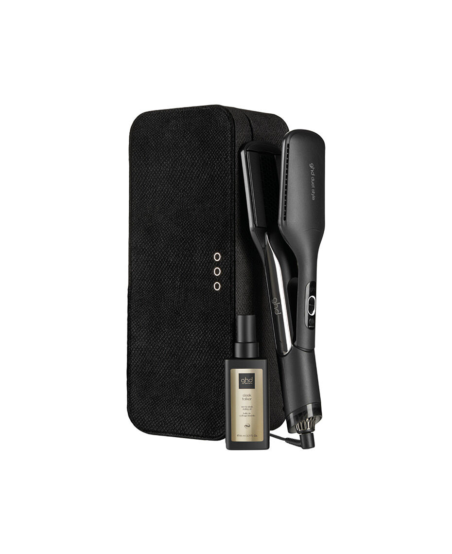 Ghd Duet 2 In 1 Hot Air Styler Luxury T Set In Black