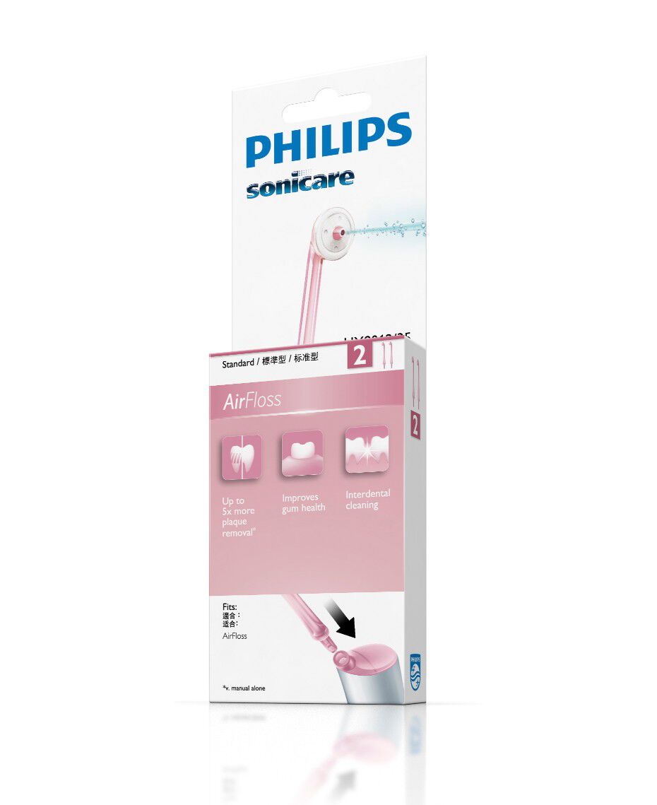 Philips | AirFloss Pink Replacement Nozzle - 2 Pack | Shaver Shop