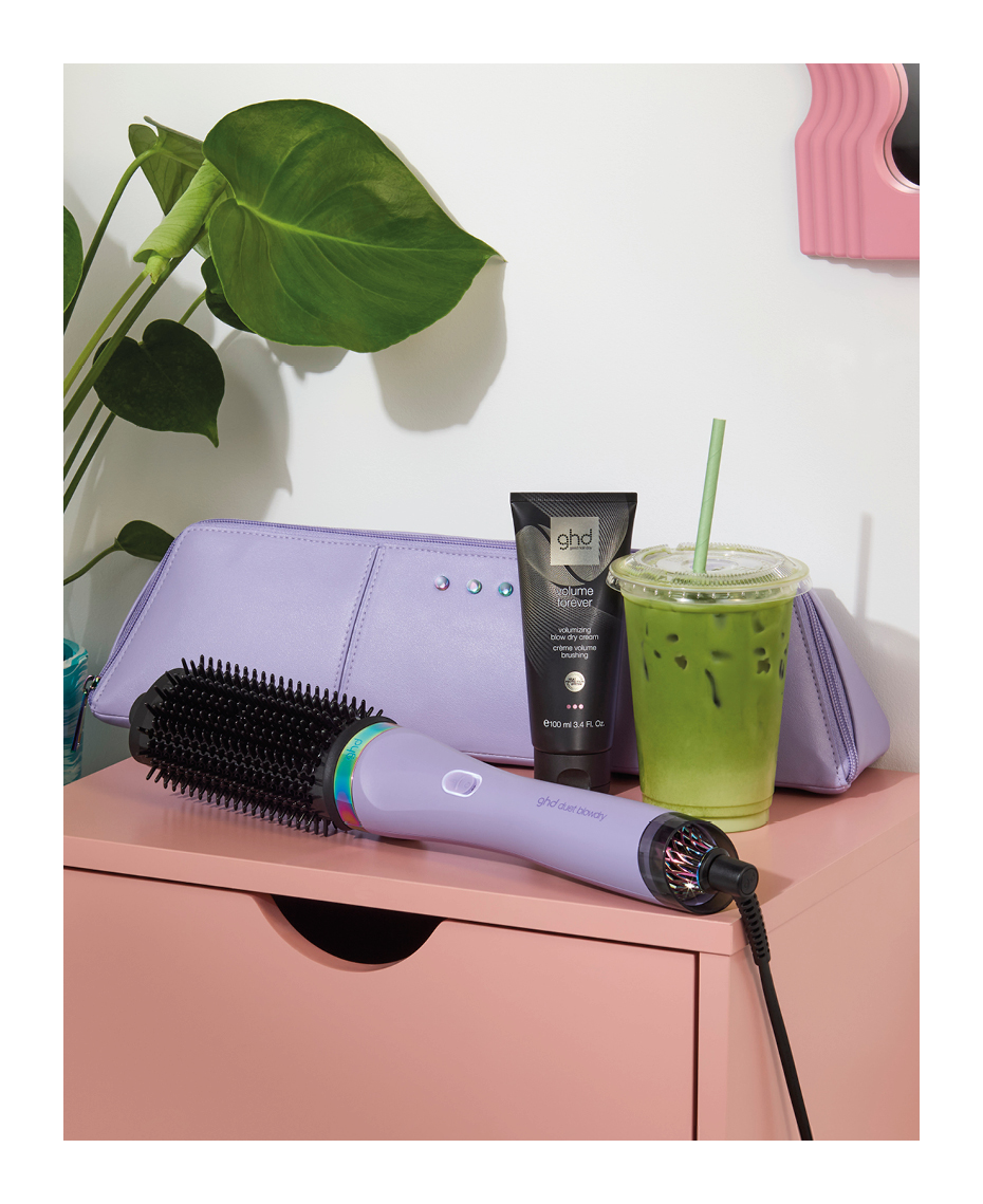 ghd® | duet blowdry 2 in 1 hair dryer brush in galactic lilac - limited ...