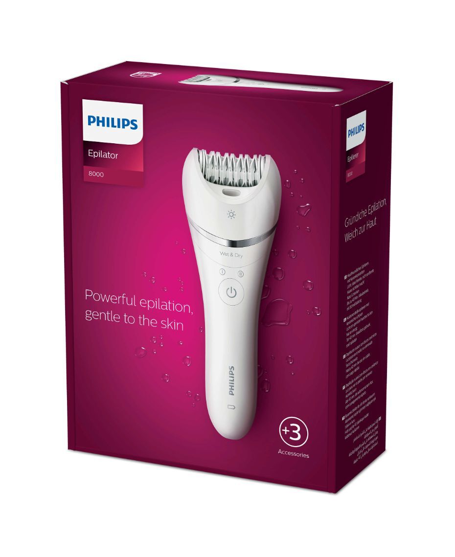 Philips | Series 8000 Epilator with 3 Accessories | Shaver Shop