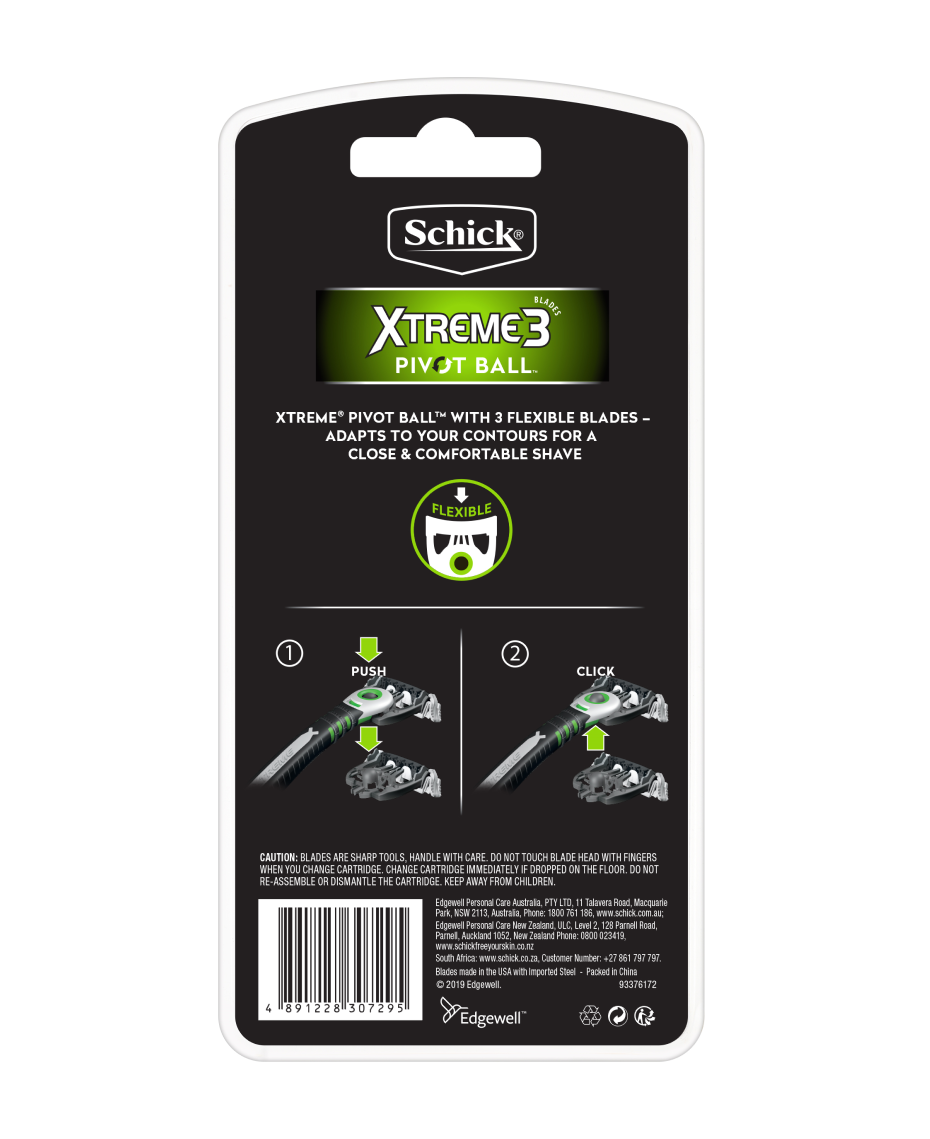 Schick | Xtreme 3 Pivot Hybrid Handle + 5 Refills | Shaver Shop