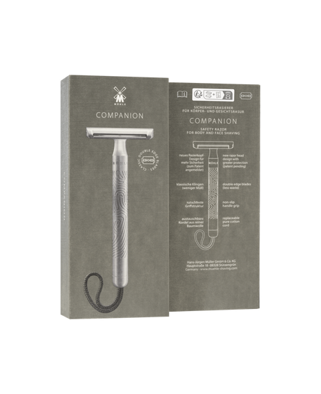 Muhle | COMPANION Closed Comb Safety Razor - Stone | Shaver Shop