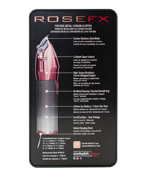 BaByliss Pro | FX Lithium Clipper - Rose Gold | Shaver Shop