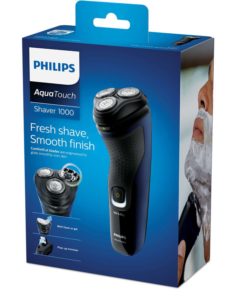 Philips | Series 1000 Wet & Dry Electric Shaver - Blue | Shaver Shop