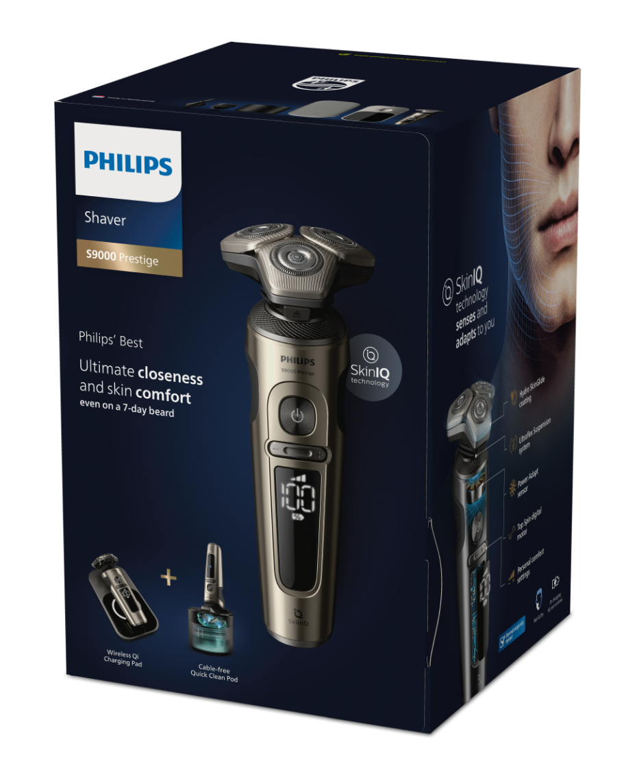 Philips | Series 9000 Prestige SkinIQ Electric Shaver Refresh | Shaver Shop