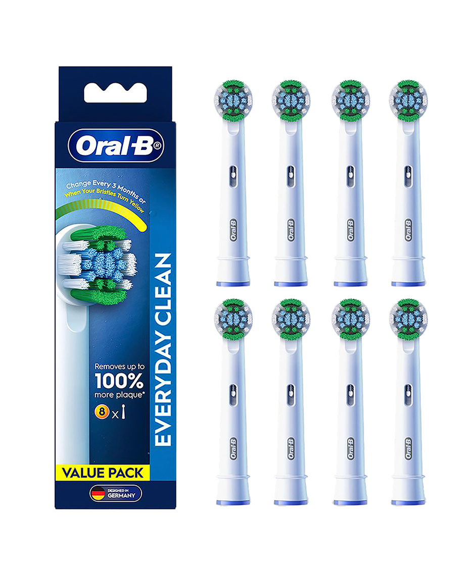 Oral-B | Everyday Clean Brush Head Refills 8 Pack | Shaver Shop