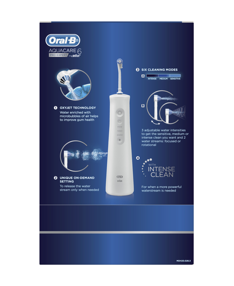 Oral-B | Aquacare 6 Pro Expert Water Flosser | Shaver Shop
