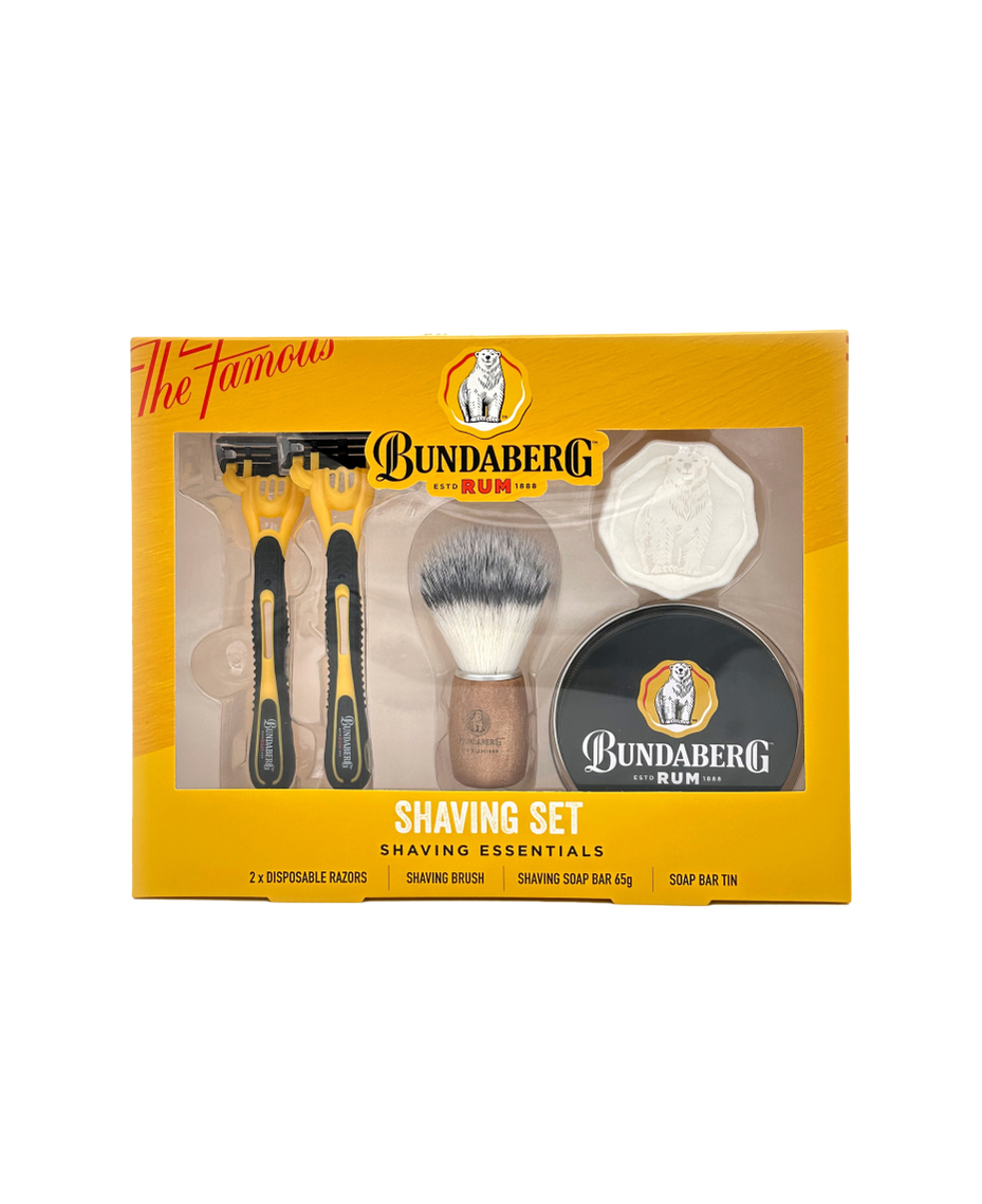 Bundaberg | Shaving Essentials Set with 2 Disposable Razors, Shaving ...