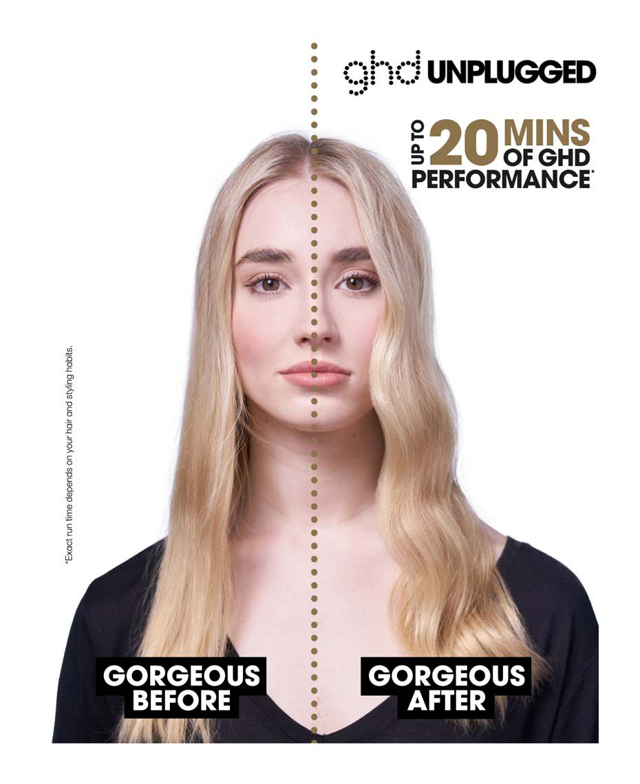 ghd | unplugged® cordless hair straightener festive gift set - limited ...