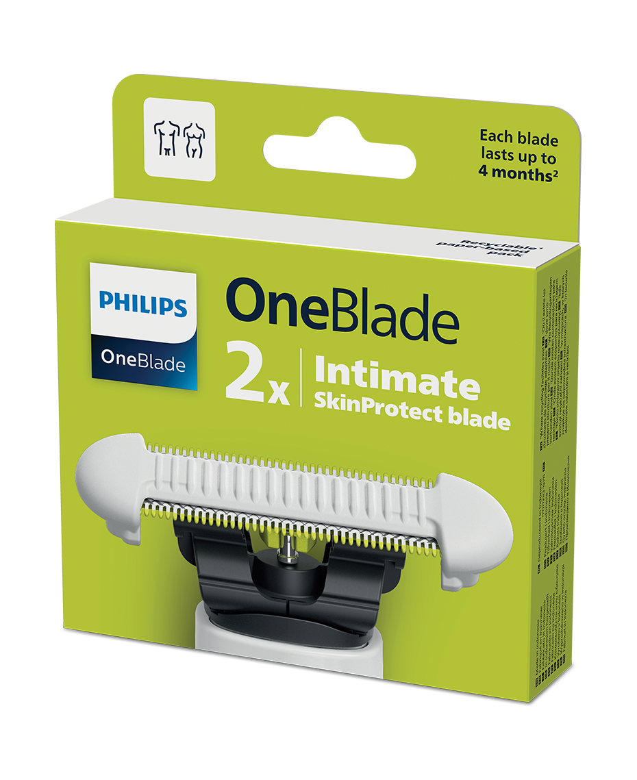 Philips | OneBlade Intimate Replacement Blade 2 Pack | Shaver Shop