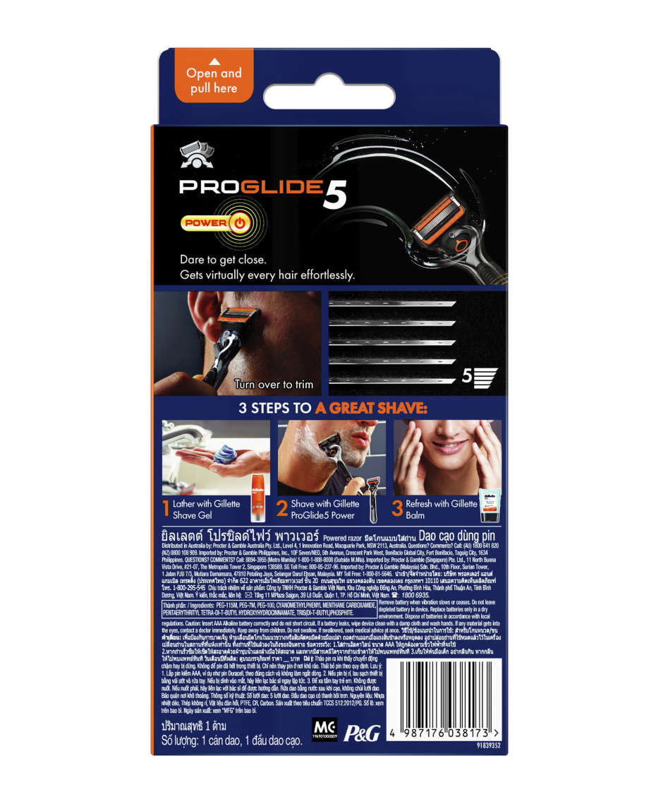 Gillette | Fusion ProGlide 5 Power Flexball Razor with Blade | Shaver Shop