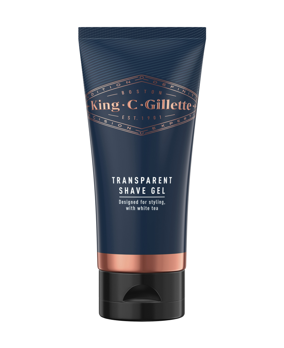 King C Gillette | Transparent Shave Gel 150mL | Shaver Shop