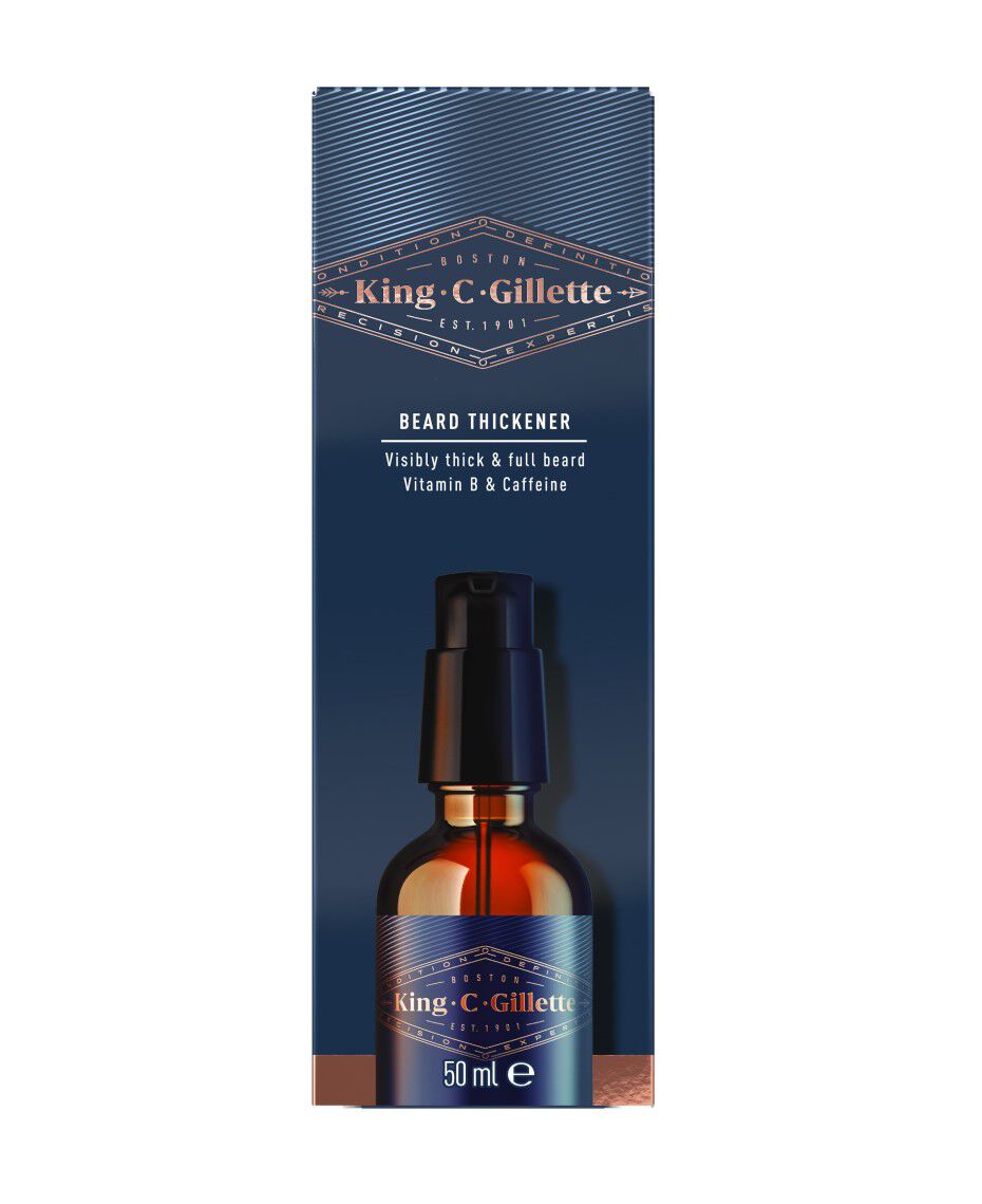 King C Gillette | Beard Thickener with Vitamin B Complex - 50mL ...