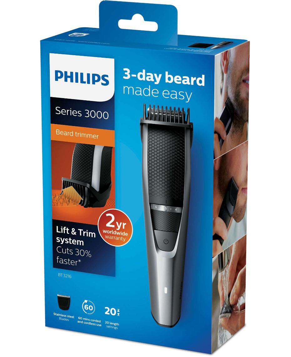 Philips | Series 3000 Beard & Stubble Trimmer | Shaver Shop