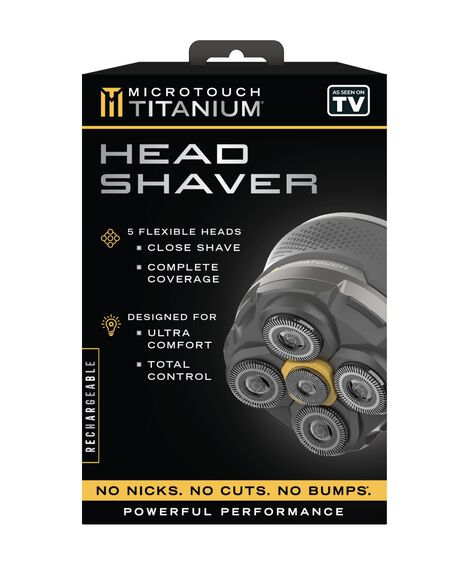 As Seen On TV | MicroTouch Titanium Head Shaver | Shaver Shop
