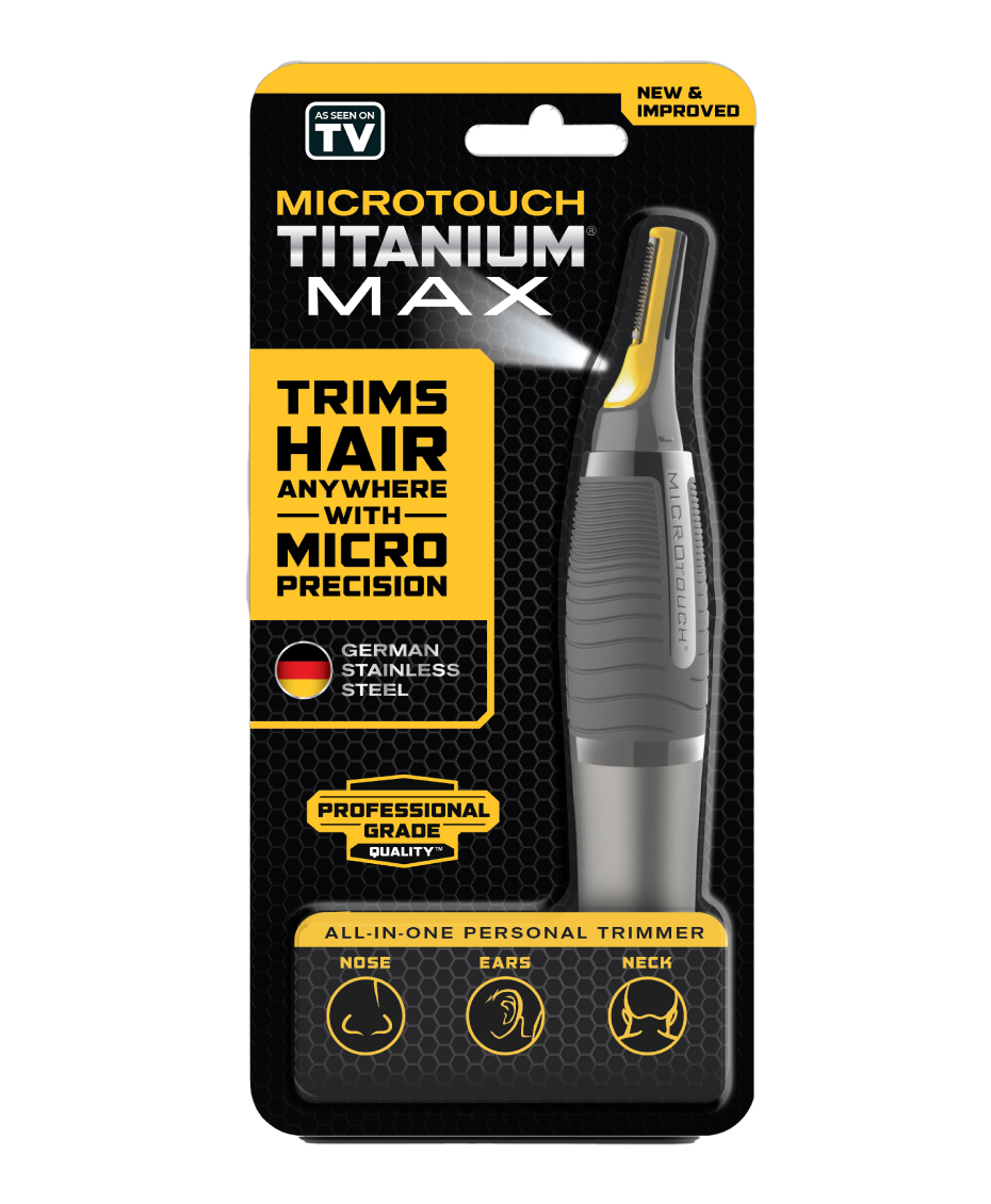 As Seen On TV | MicroTouch Titanium Max Ear & Nose Trimmer | Shaver Shop