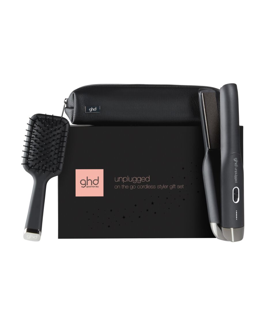 ghd | unplugged® cordless hair straightener festive gift set - limited ...
