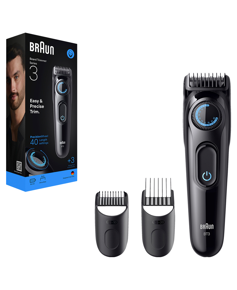 Braun | Series 3 Beard Trimmer with 3 Styling Tools & Accessories ...