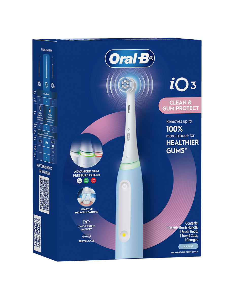 Oral-B | iO3 Electric Toothbrush - Blue | Shaver Shop