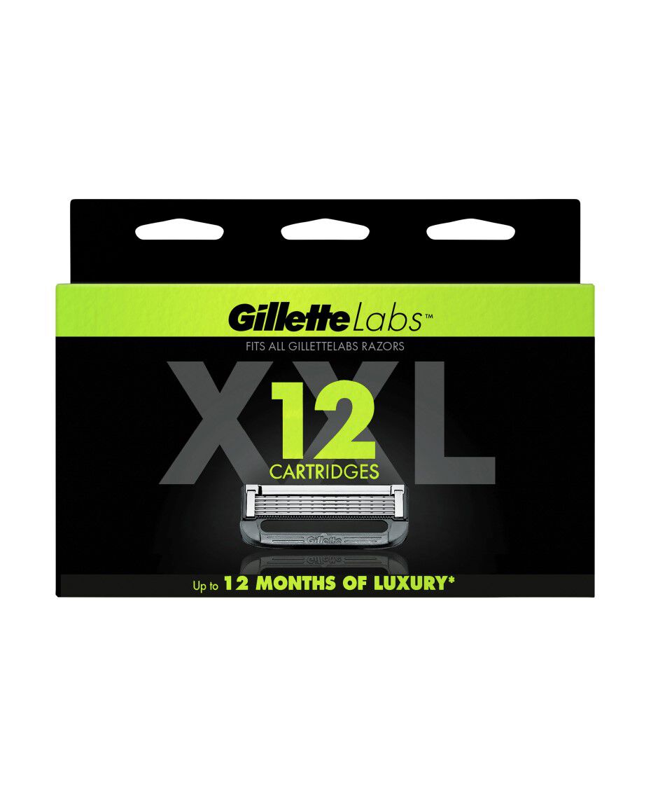 Gillette | GilletteLabs with Exfoliating Bar Replacement Blade Refills ...