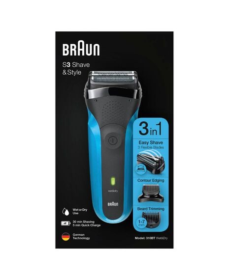 Braun | Series 3 Wet & Dry Shave & Style Electric Shaver | Shaver Shop