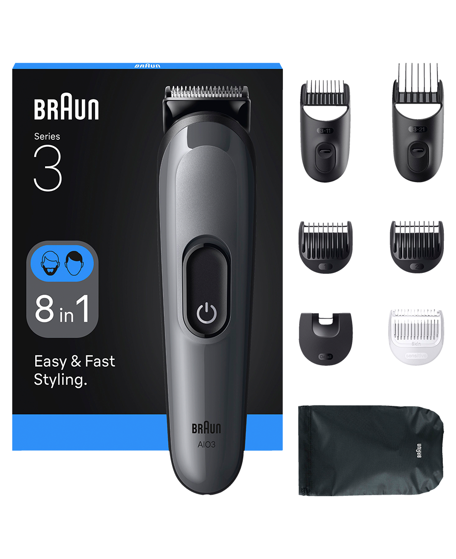 Braun | Series 3 8-in-1 All-in-One Grooming Kit | Shaver Shop