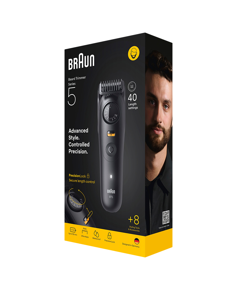 Braun | Series 5 Waterproof Beard Trimmer with 8 Styling Tools ...