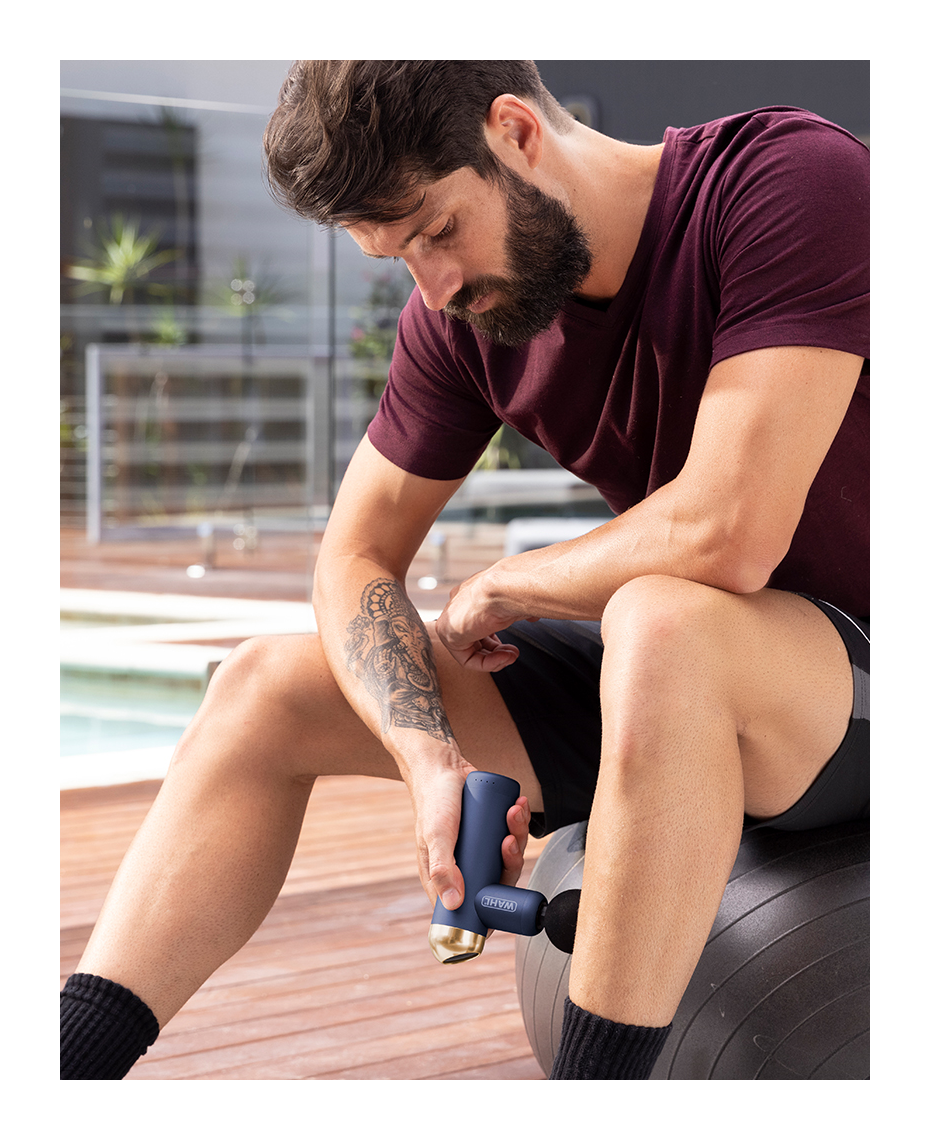 Wahl | Mini Massage Gun - Blue | Shaver Shop
