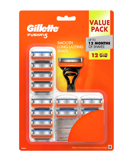 Gillette | Fusion5 Razor Blades Refill 12 Pack | Shaver Shop