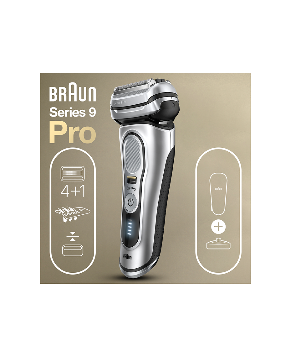 Braun | Series 9 Pro Wet & Dry Electric Shaver, Use on 1, 3 and 7 Day Beard | Shaver Shop