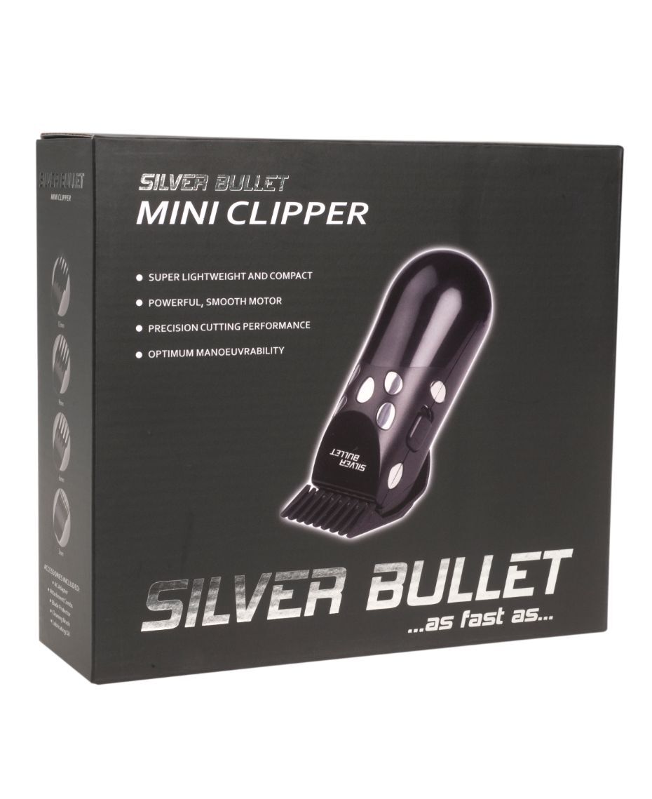 Silver Bullet | Mini Trimmer - Black | Shaver Shop
